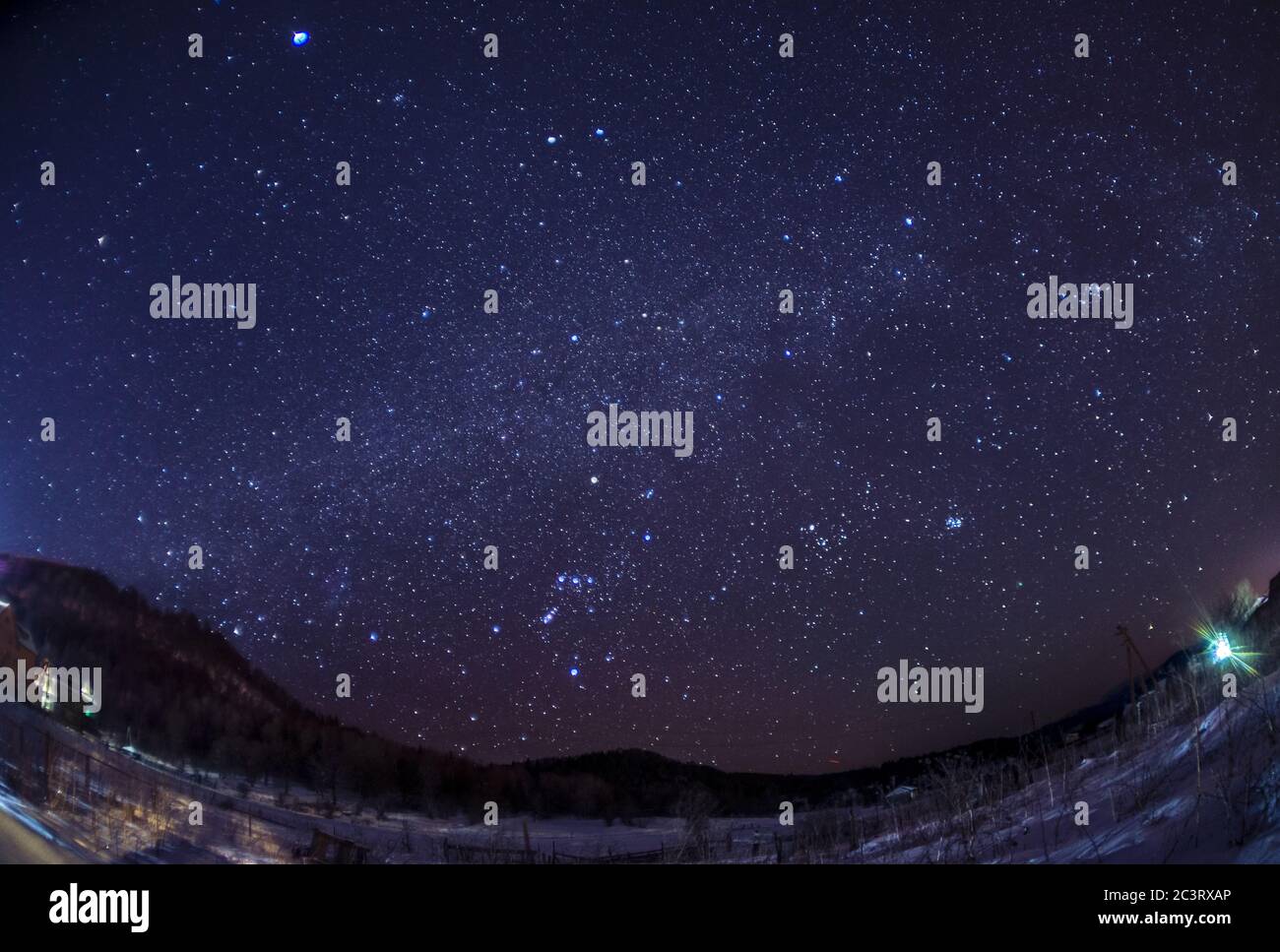 Mesmerizing view of the starry night sky Stock Photo - Alamy