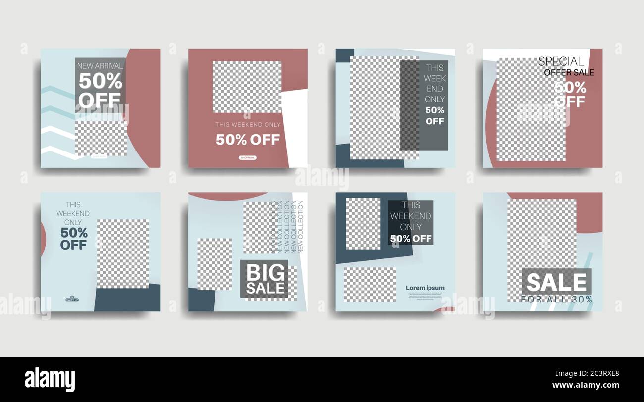 Geometric shape banner template that can be edited for social media ...