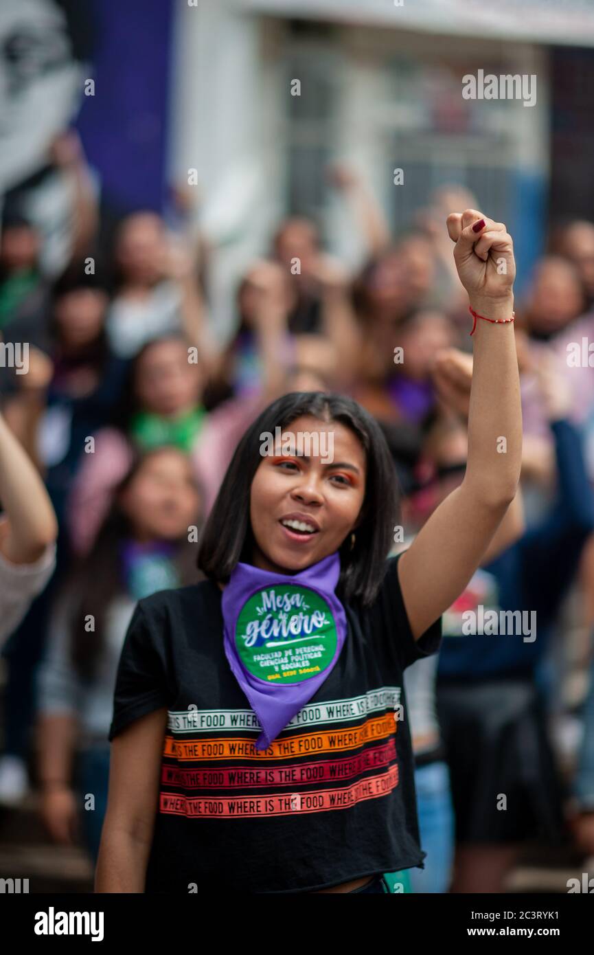 Feminist demonstrators, part of the me too revolution protest in the ...