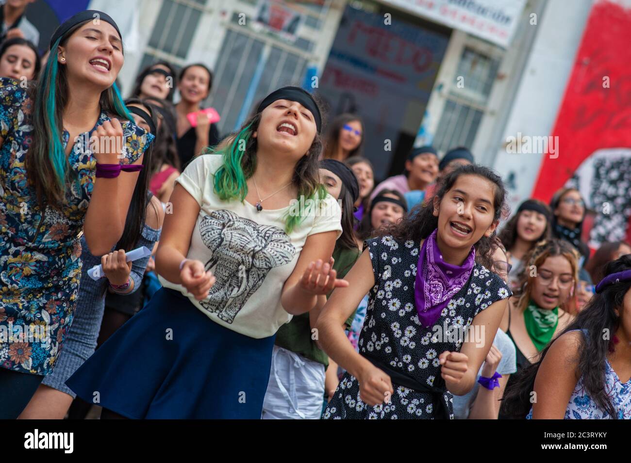 Feminist demonstrators, part of the me too revolution protest in the ...