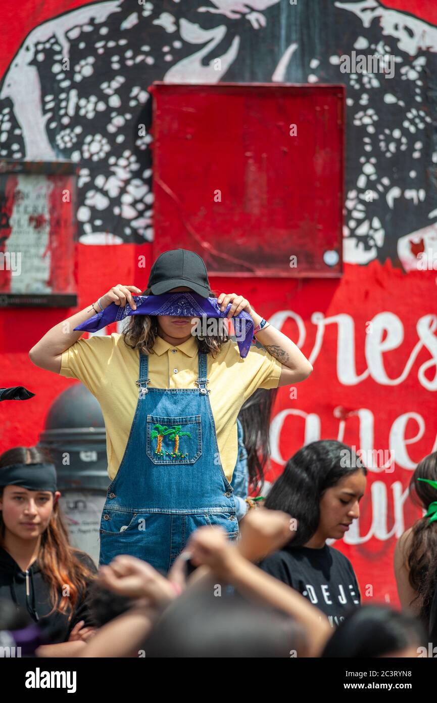 Feminist demonstrators, part of the me too revolution protest in the ...