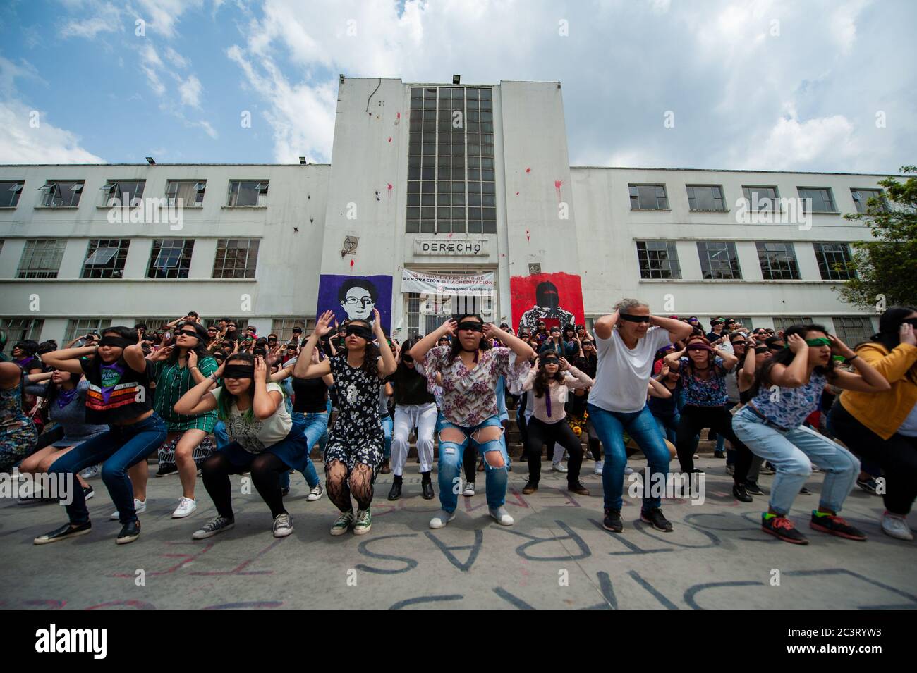 Feminist demonstrators, part of the me too revolution protest in the ...