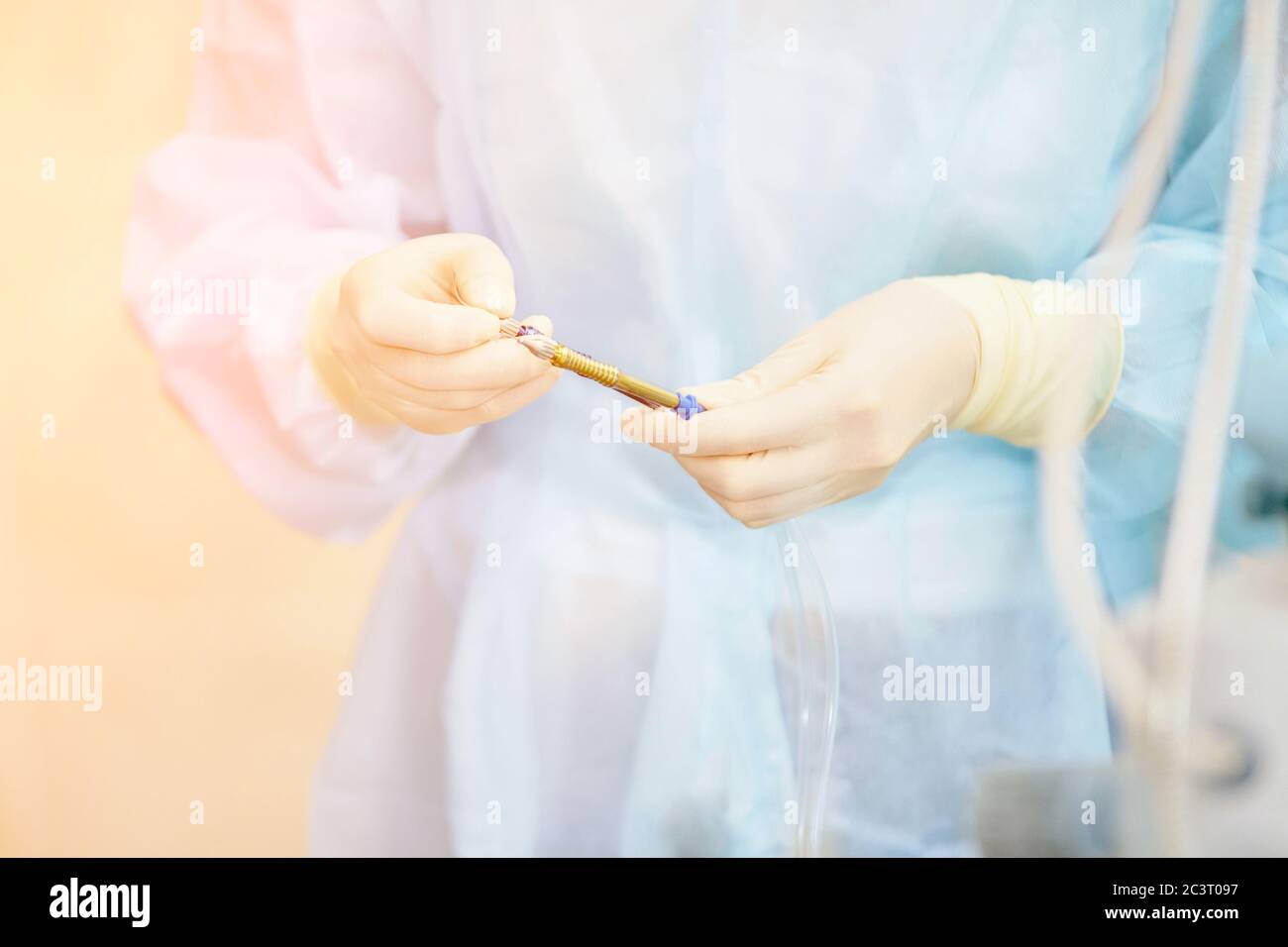 Surgery tools. Operation room inside. Blue color Stock Photo - Alamy