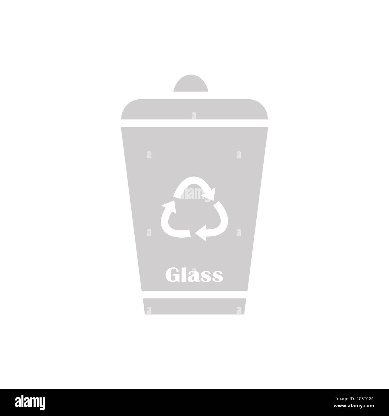 Glass waste sorting - material separation, sorting Zero waste Stock ...