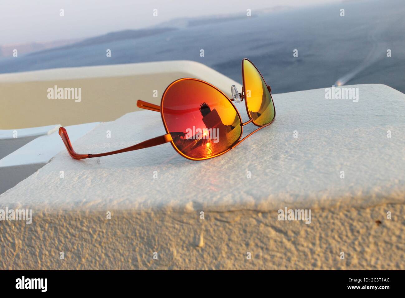 Through the lenses Stock Photo - Alamy