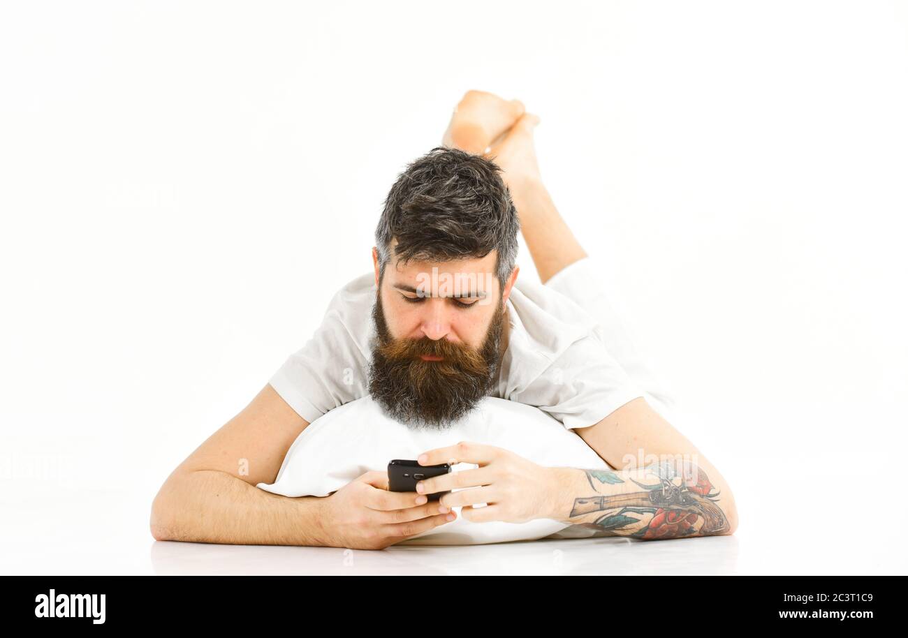 Working early in morning Cut Out Stock Images & Pictures - Alamy