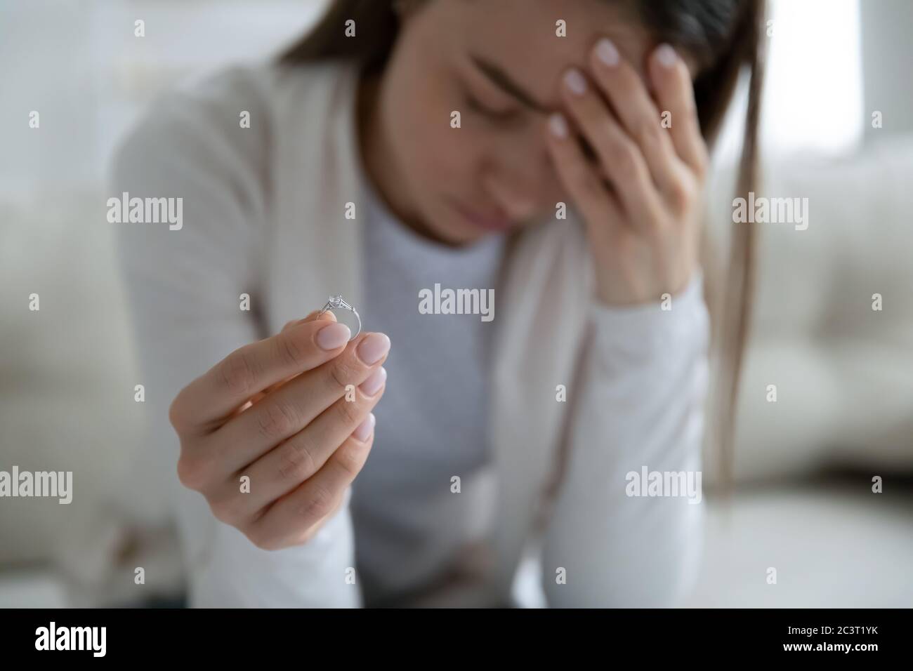 Wedding ring finger take off hi-res stock photography and images - Alamy