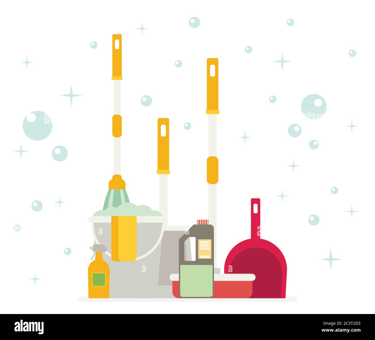 House cleaning products Stock Vector Images - Alamy