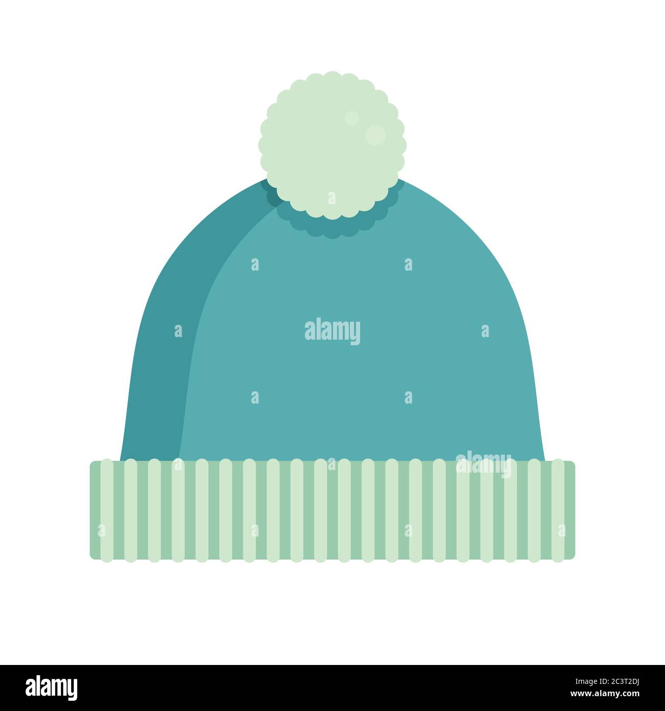 Winter hat isolated flat vector Stock Vector Image & Art - Alamy