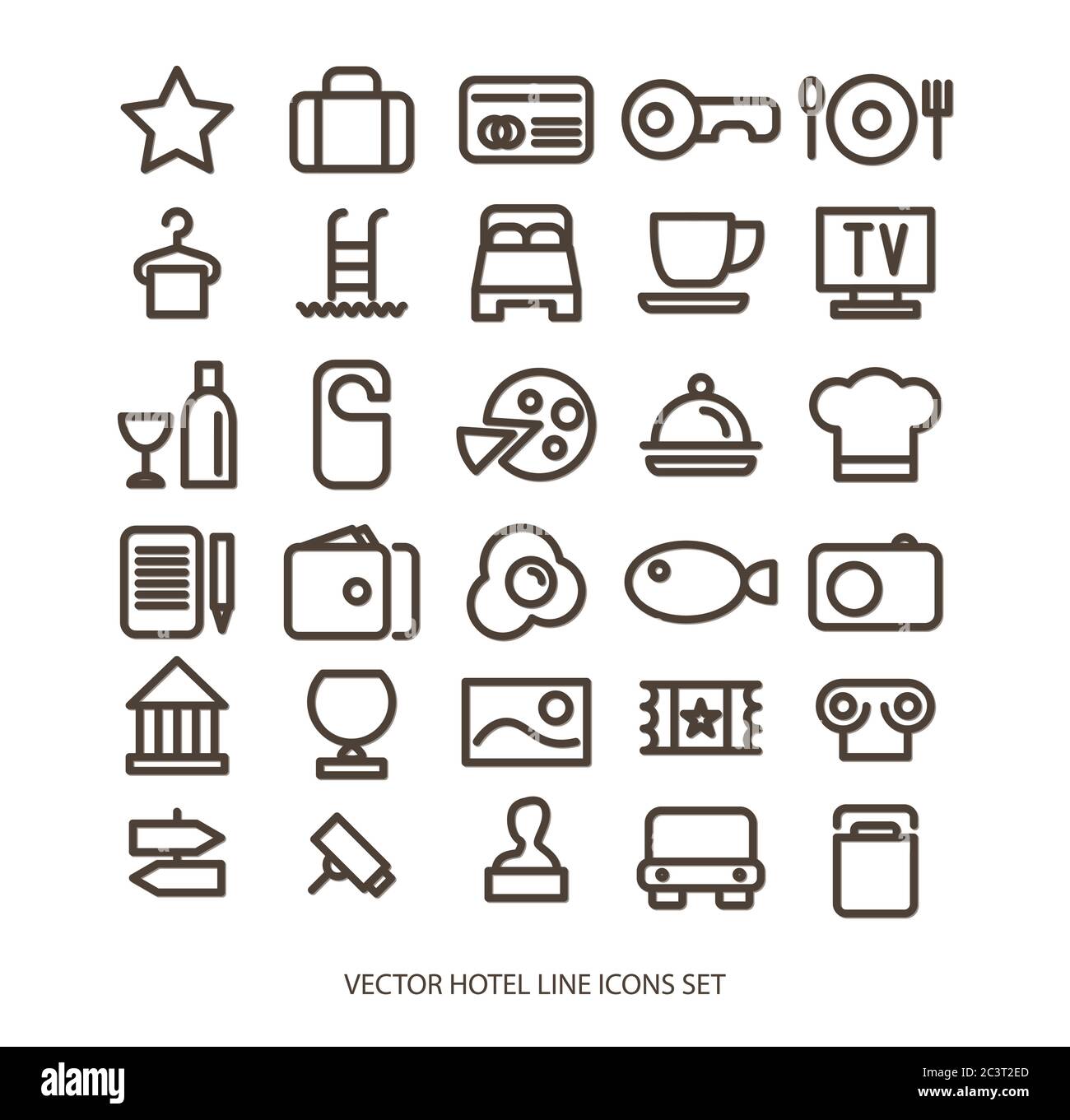 Mini bar hotel Stock Vector Images - Alamy