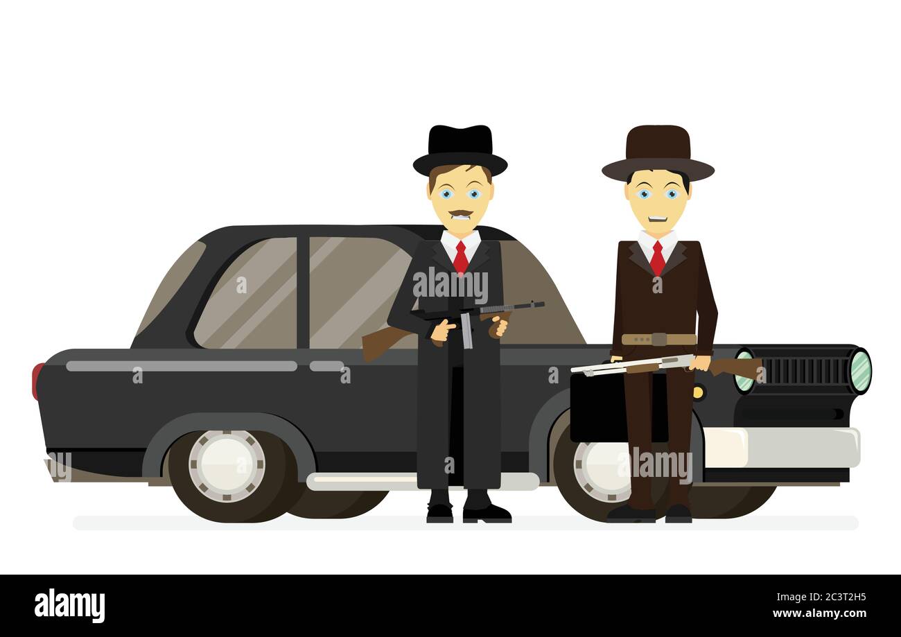 Male gang gang Stock Vector Images - Alamy