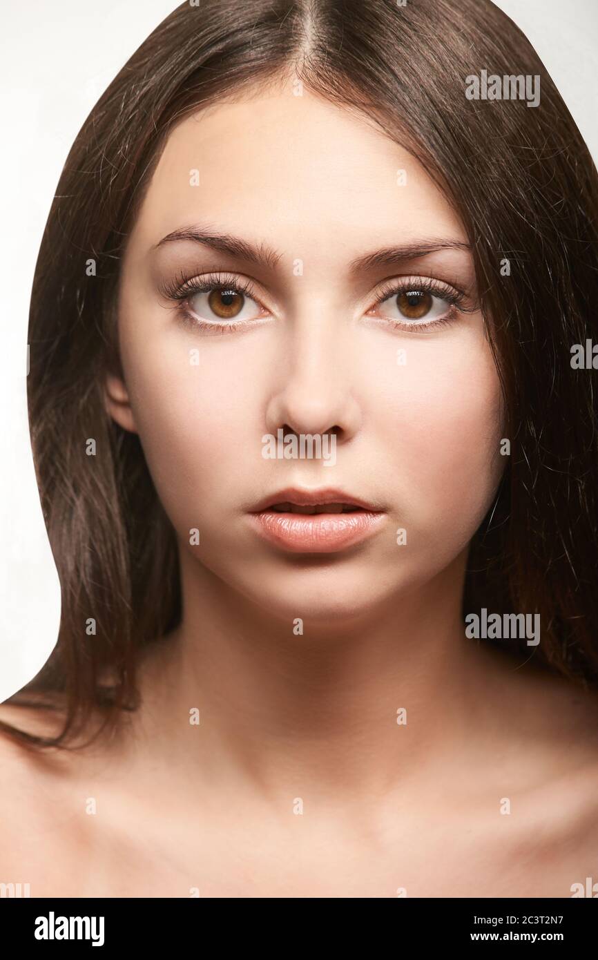 Cosmetologist beauty skin. Facelift spa cosmetology treatment. Model ...