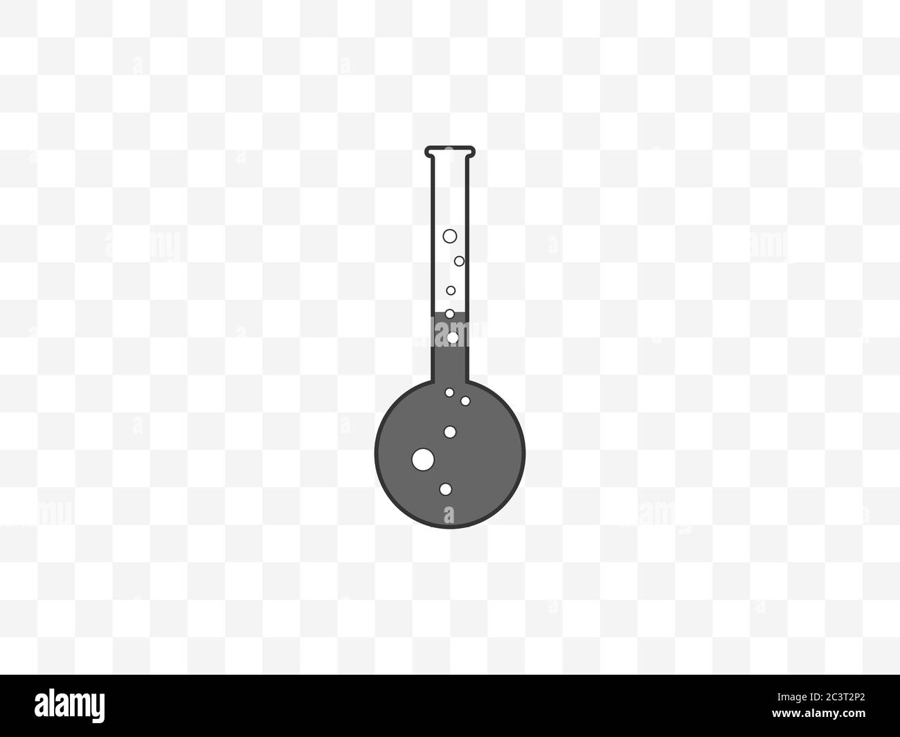 Science flask cutout Stock Vector Images - Alamy