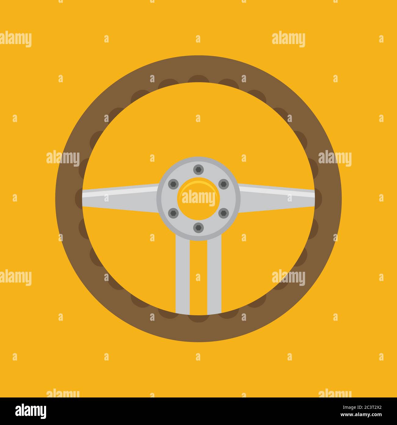 Steering wheel racing car Stock Vector Images - Alamy