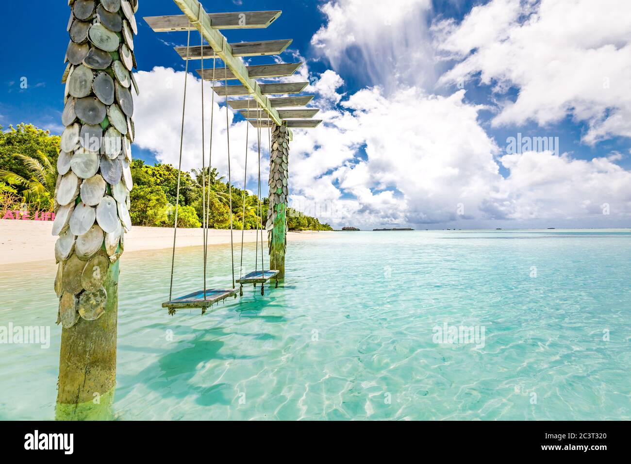 Swing over water hi-res stock photography and images - Alamy