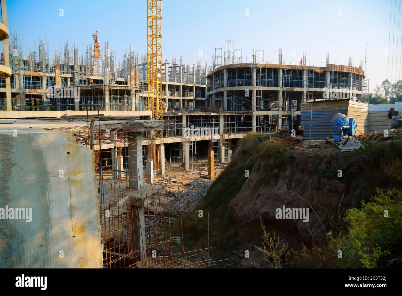 Mumbai, India - march 2018 : new construction of building in Mumbai ...