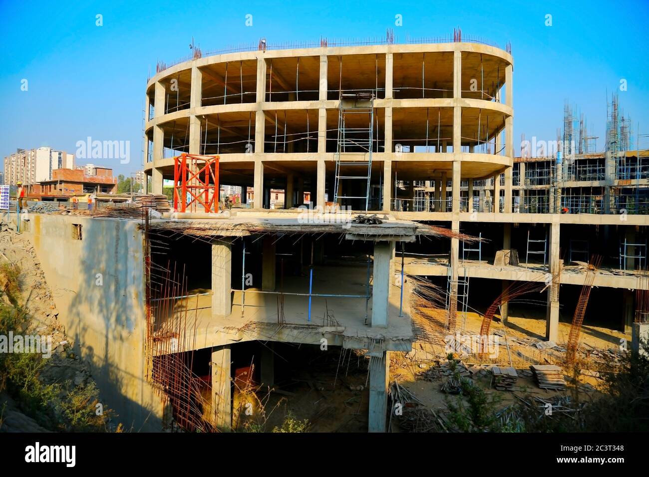 Mumbai, India - march 2018 : new construction of building in Mumbai ...