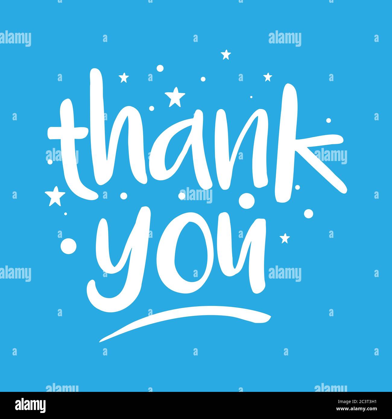 say thank you for appreciation in vector typography Stock Vector Image ...