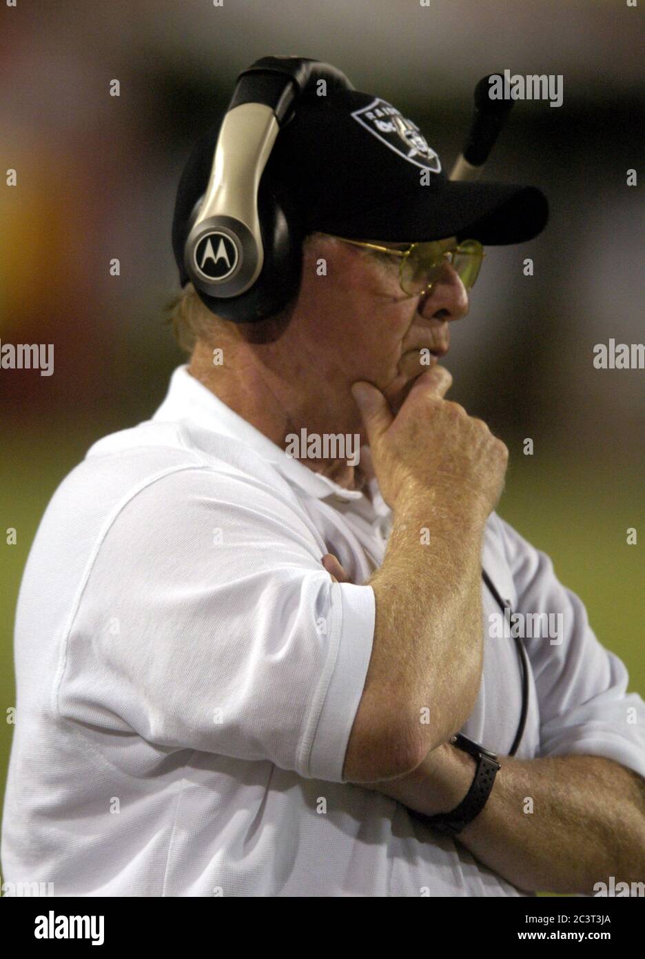 Tempe, United States. 28th Aug, 2004. Oakland Raiders outside ...