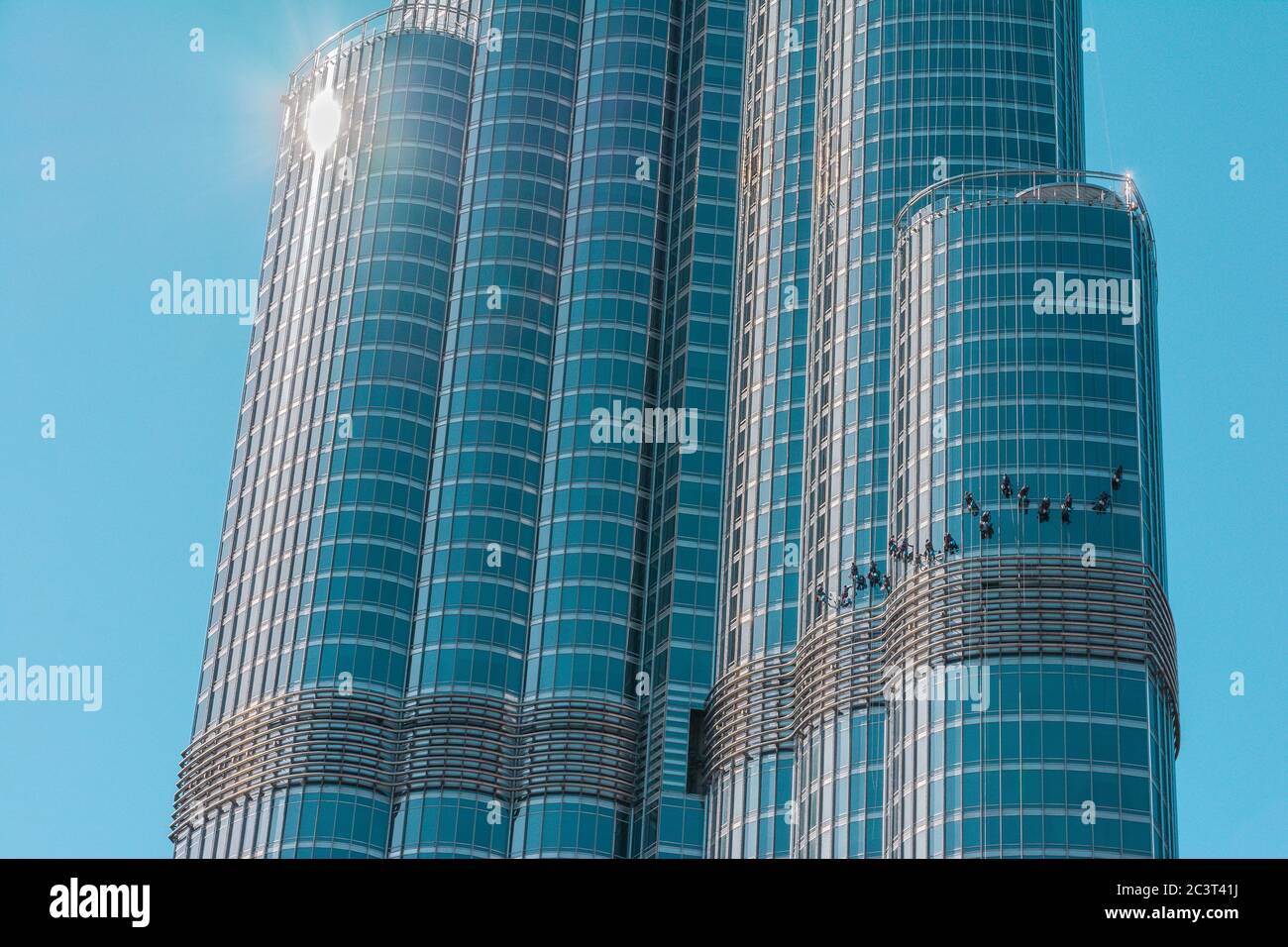 Dubai, United Arab Emirates, January 20th, 2020: Burj Khalifa tower ...