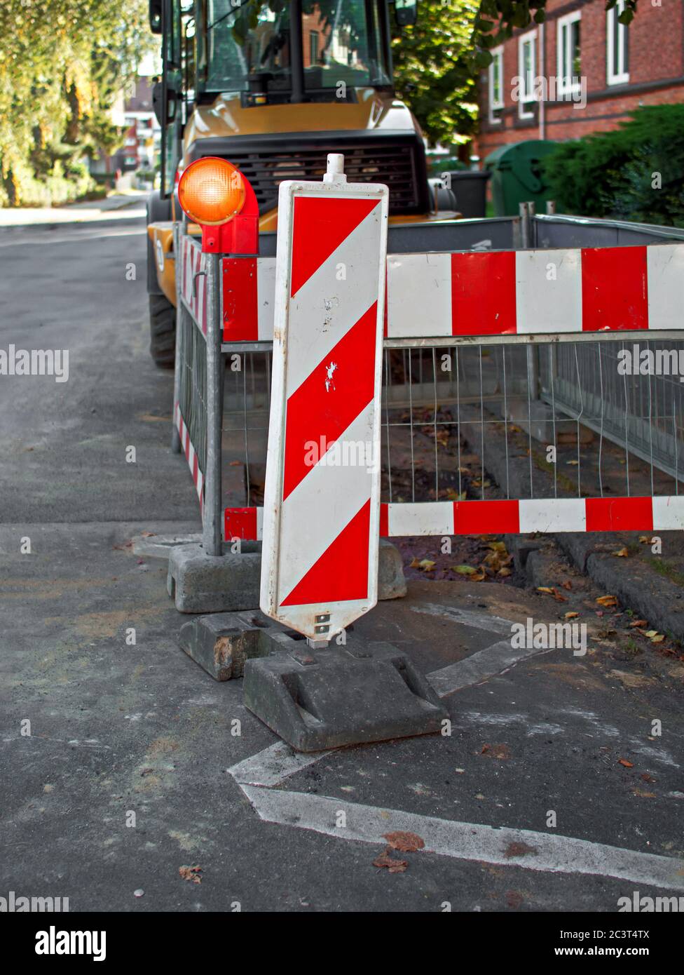 Single Red Warning Light Construction