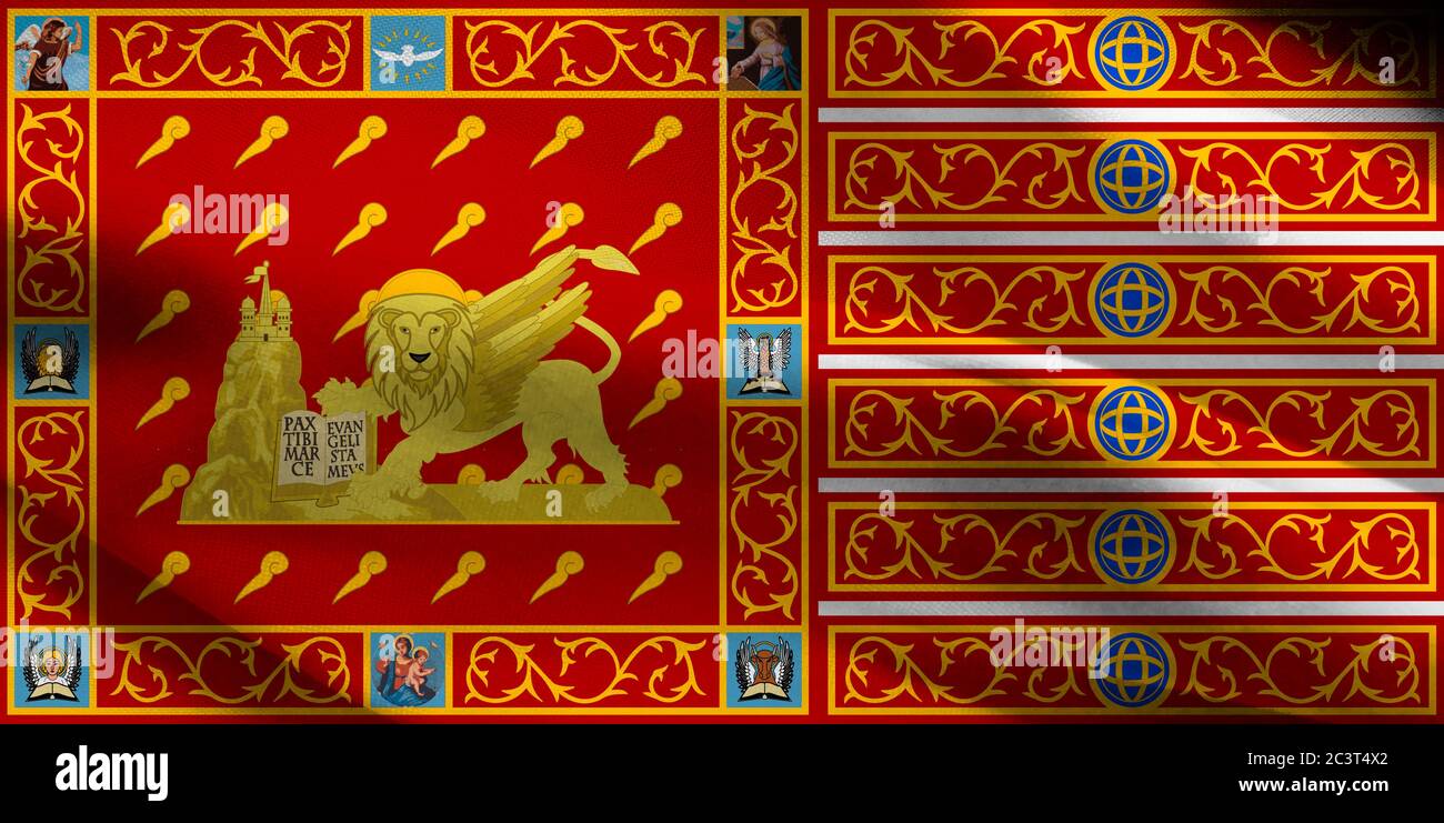 Venetian history flag vector hi-res stock photography and images - Alamy