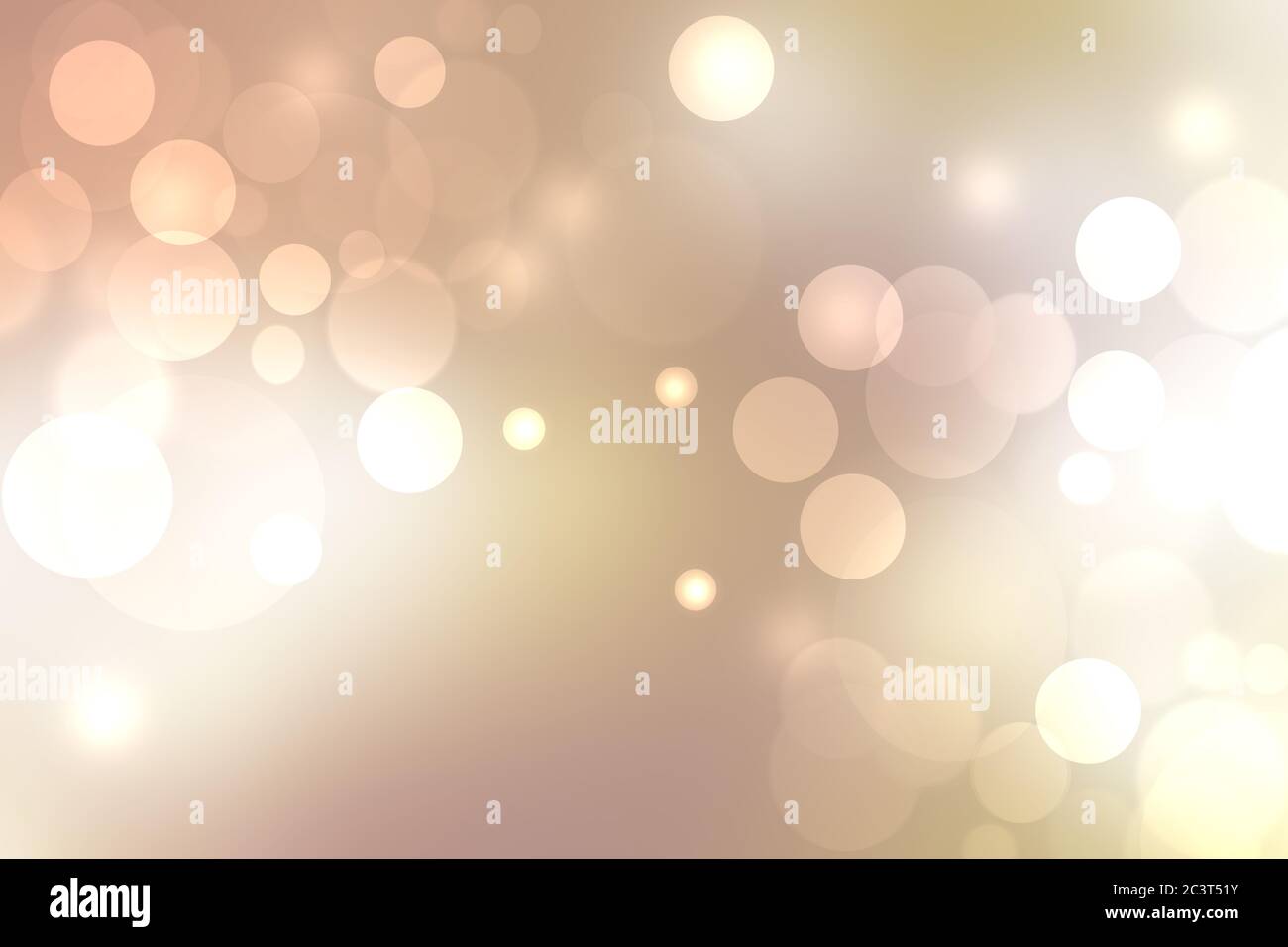 Abstract festive light brown gradient pink silver bokeh background ...
