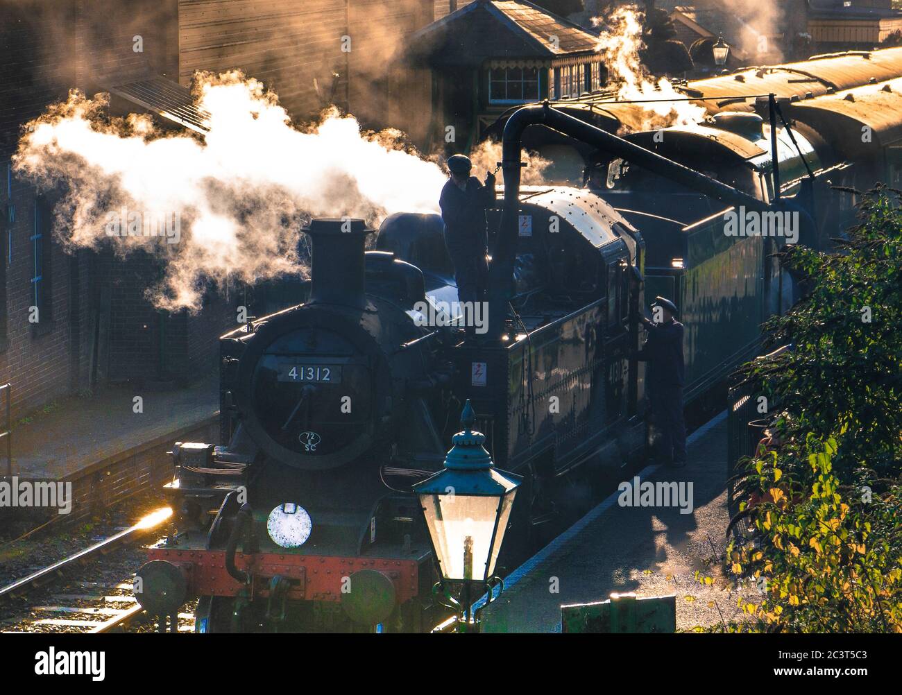 Ivatt tank locomotive hi-res stock photography and images - Alamy