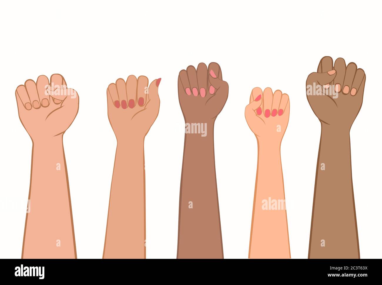 Concept of human rights, tolerance and peace.Vector illustration Stock ...