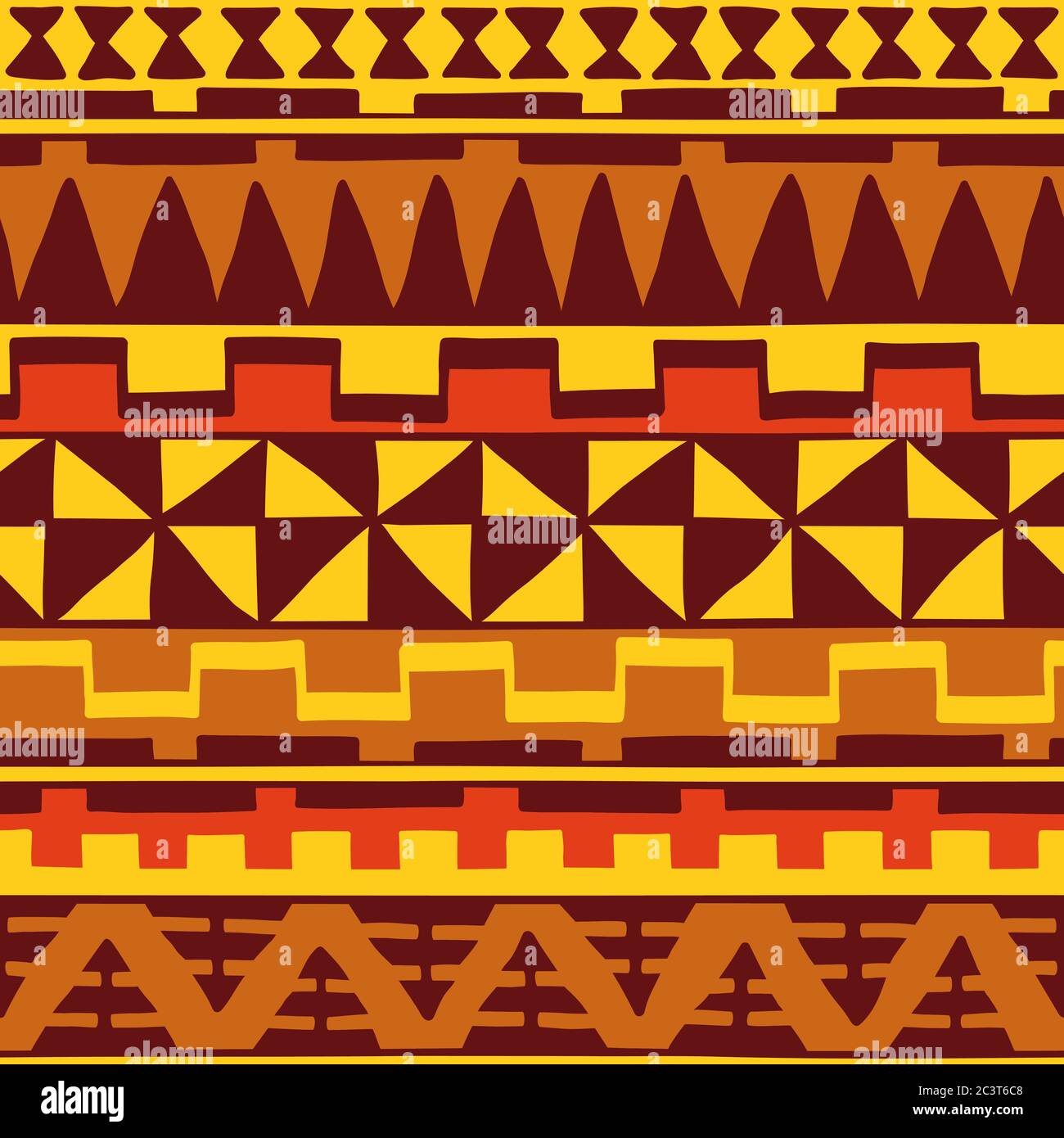 African Pattern Border