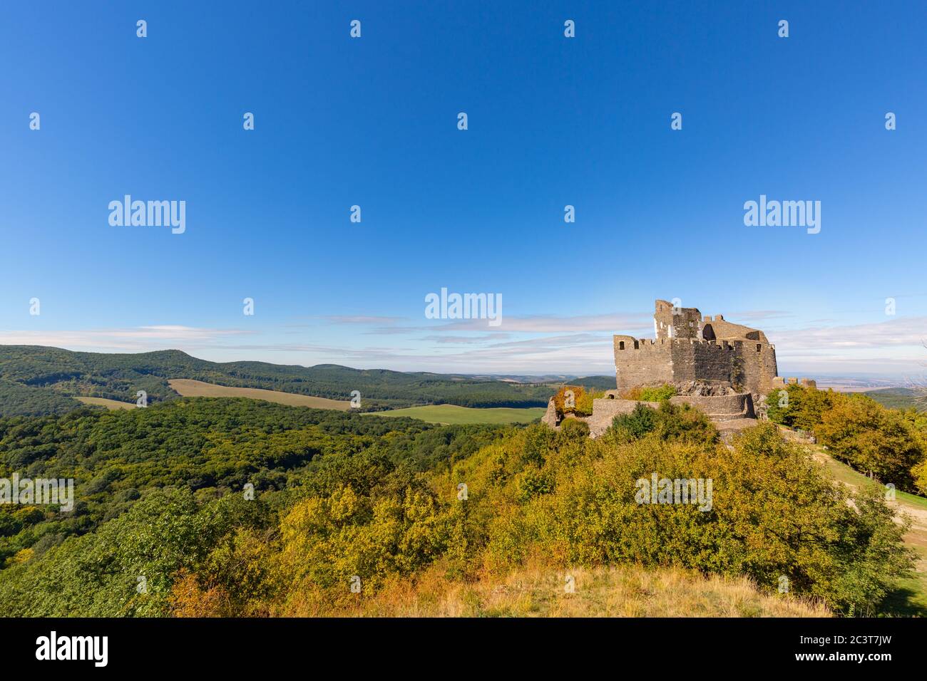 Castle in Holloko, North Hungary. Holloko castle in Hungary. This ...
