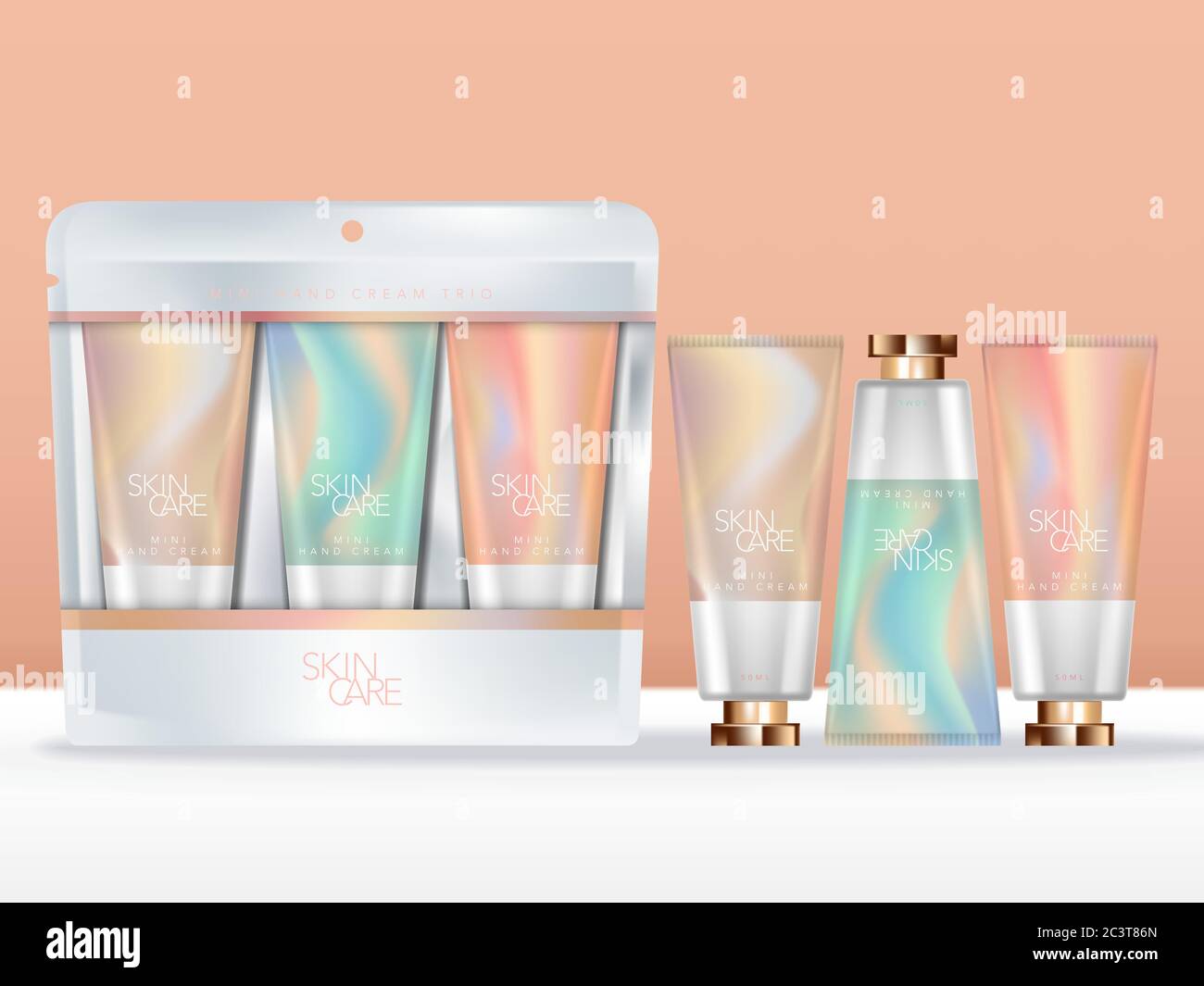 Shampoo sachet in hand hi-res stock photography and images - Alamy