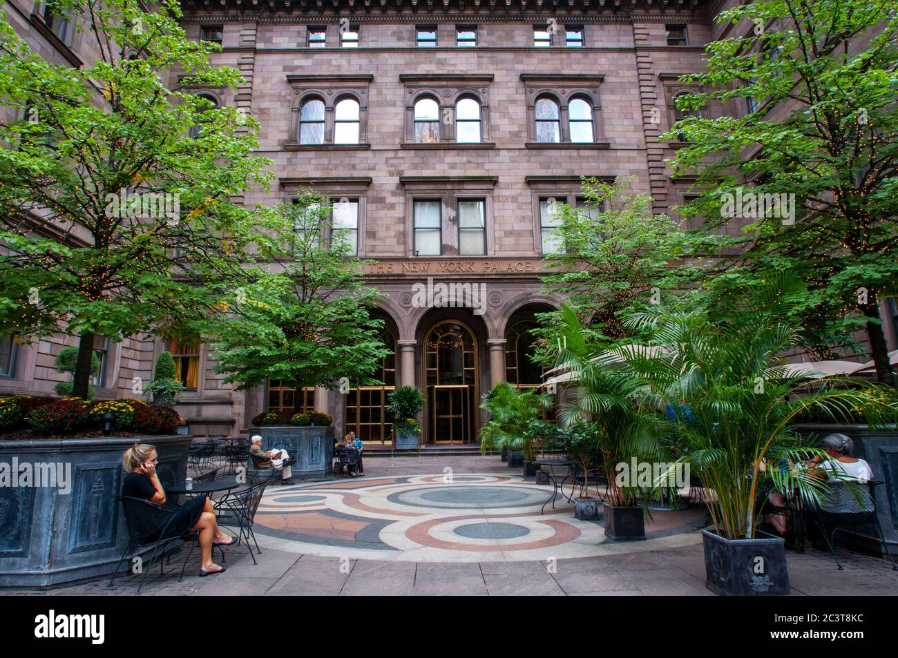 Villard Houses, now New York Palace Hotel,1885, combines 6 brownstones ...