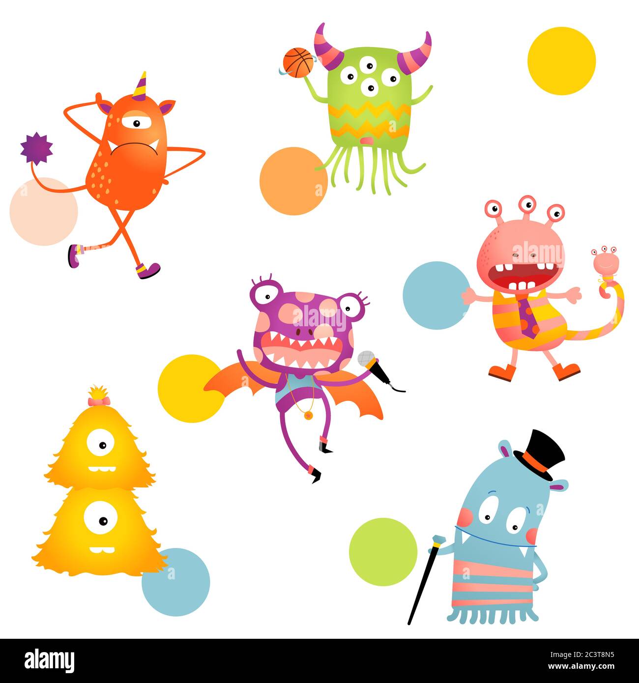 Singing monsters Stock Vector Images - Alamy