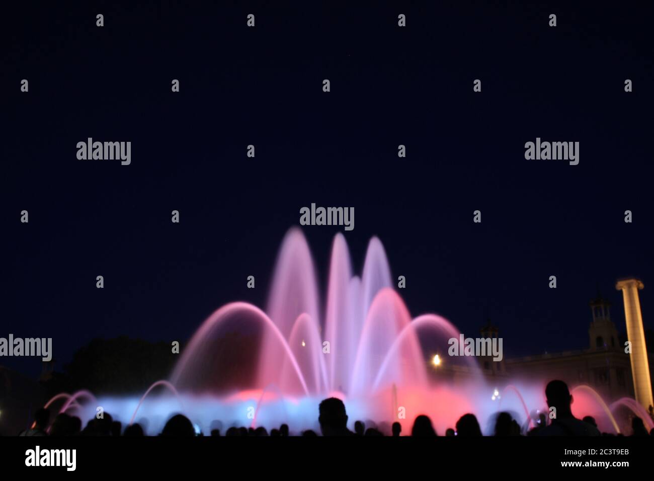 Fountains dance in barcelona spain hi-res stock photography and images ...