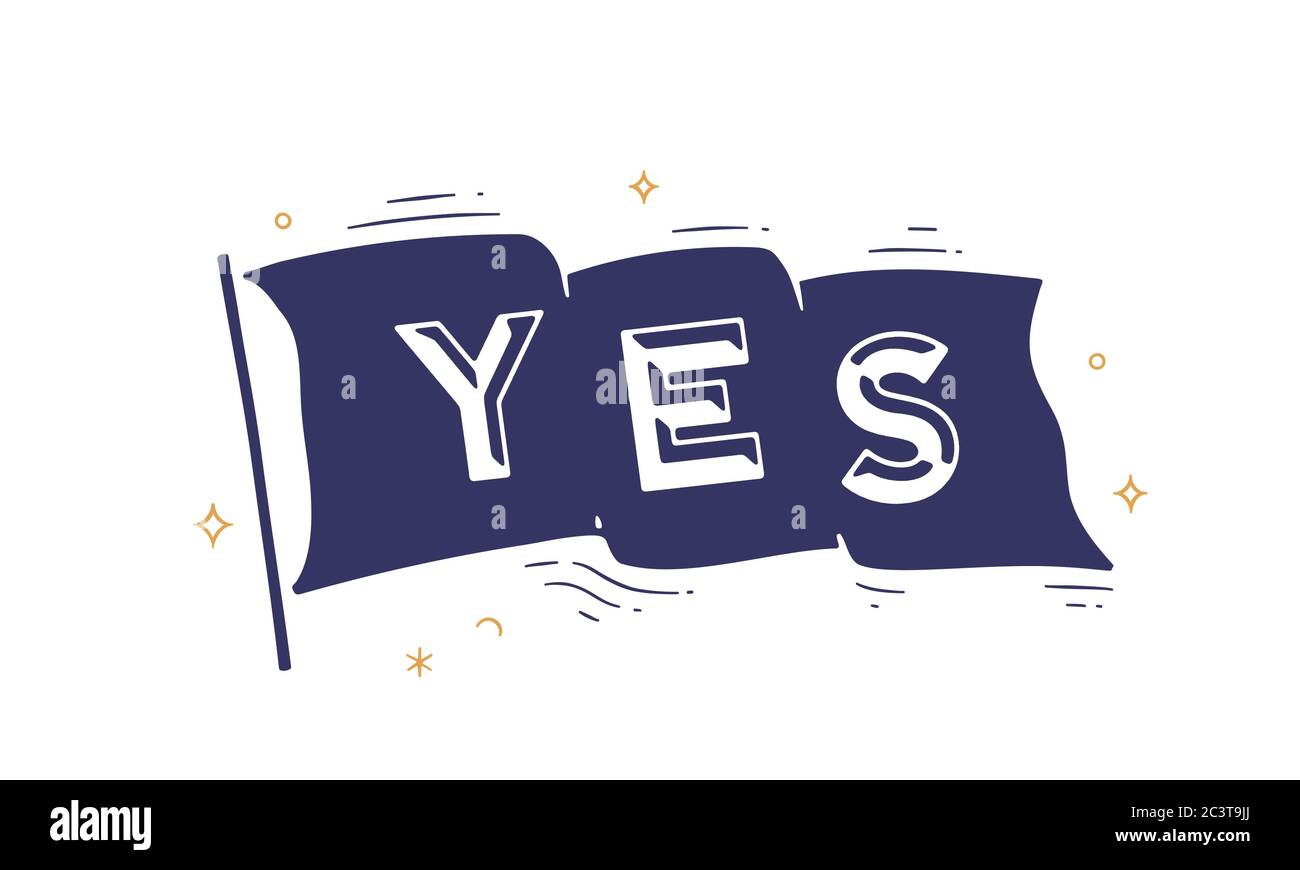 Yes. Flag grahpic. Old vintage trendy flag Stock Vector Image & Art - Alamy
