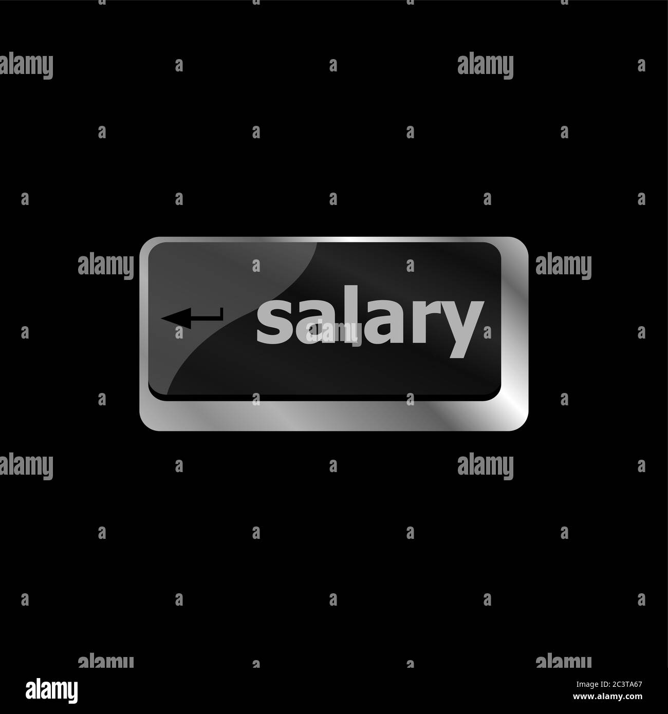 computer keyboard keys with salary enter button Stock Photo - Alamy
