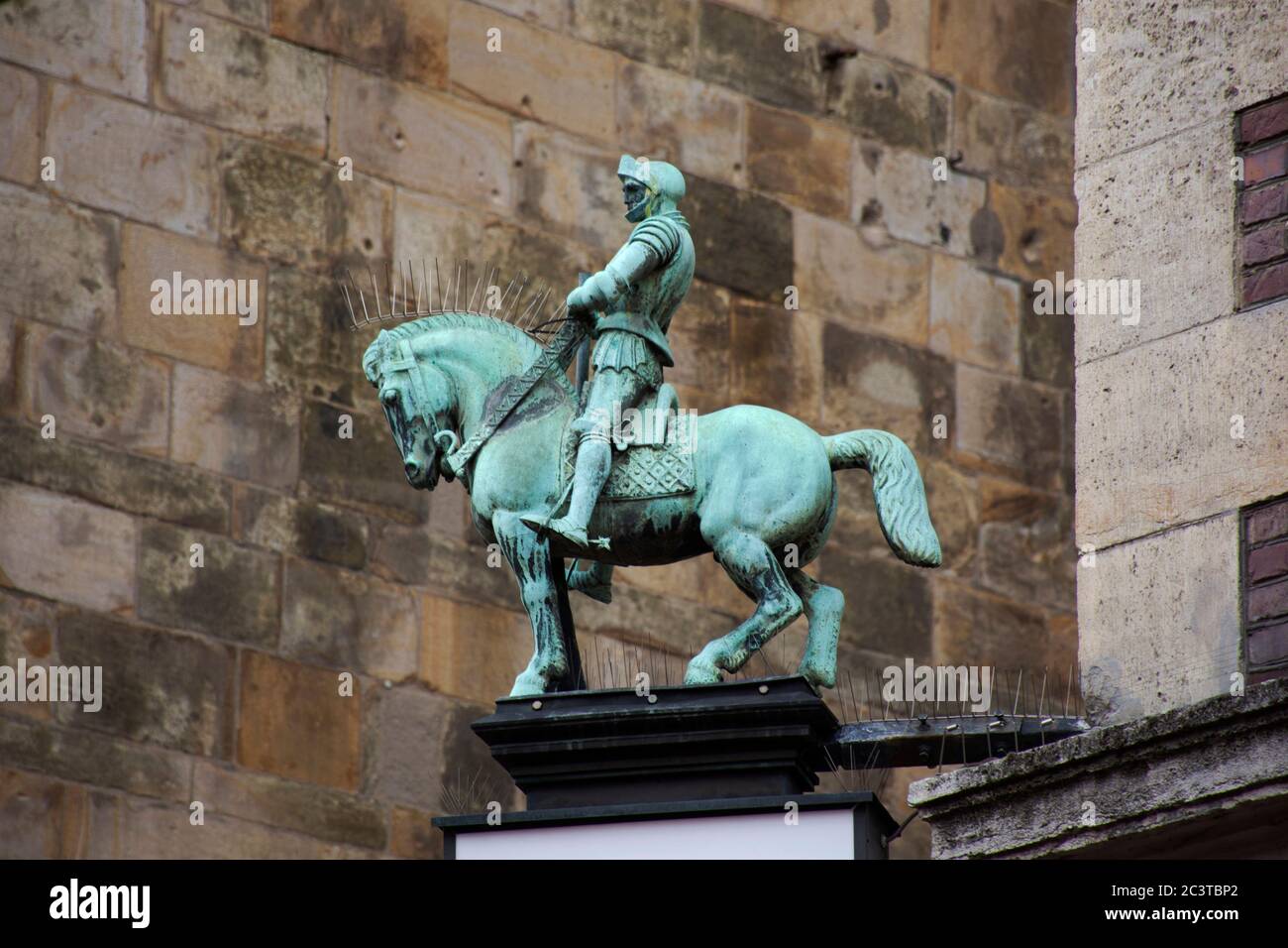Knight monuments riding horse statues for German people and foreigner ...