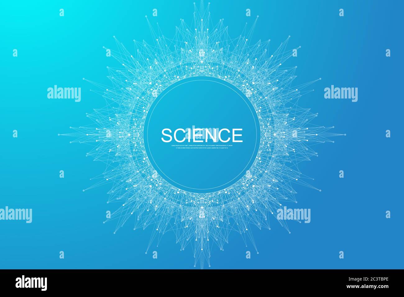 Science information banner template background. laboratory template for ...