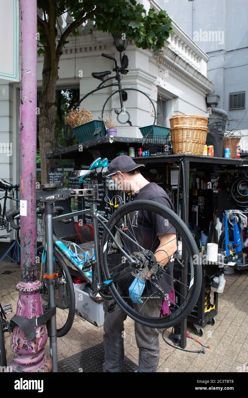 Business on pavement hi-res stock photography and images - Alamy