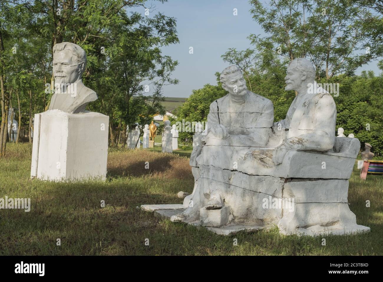 Vladimir Lenin and Maxim Gorky (Alexei Maximovich Peshkov) monument in ...