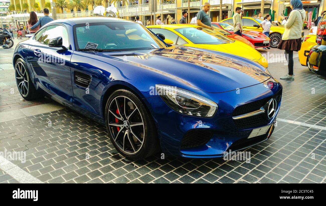 Dubai, United Arab Emirates, Junuary 20th, 2020 : Luxury sports cars at ...