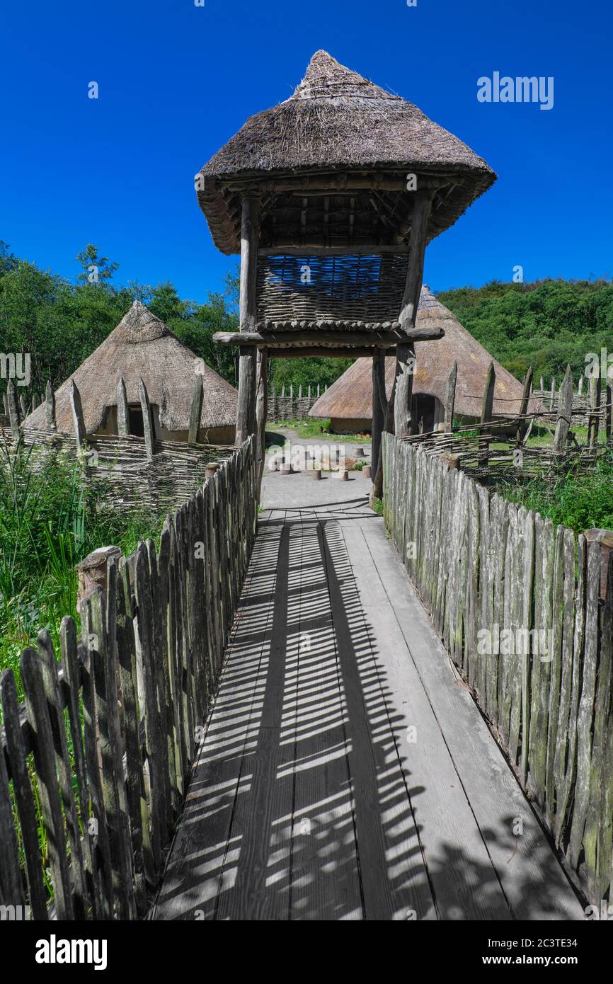 Ireland, County Clare, Quin, Craggaunowen, The Living Past Experience ...