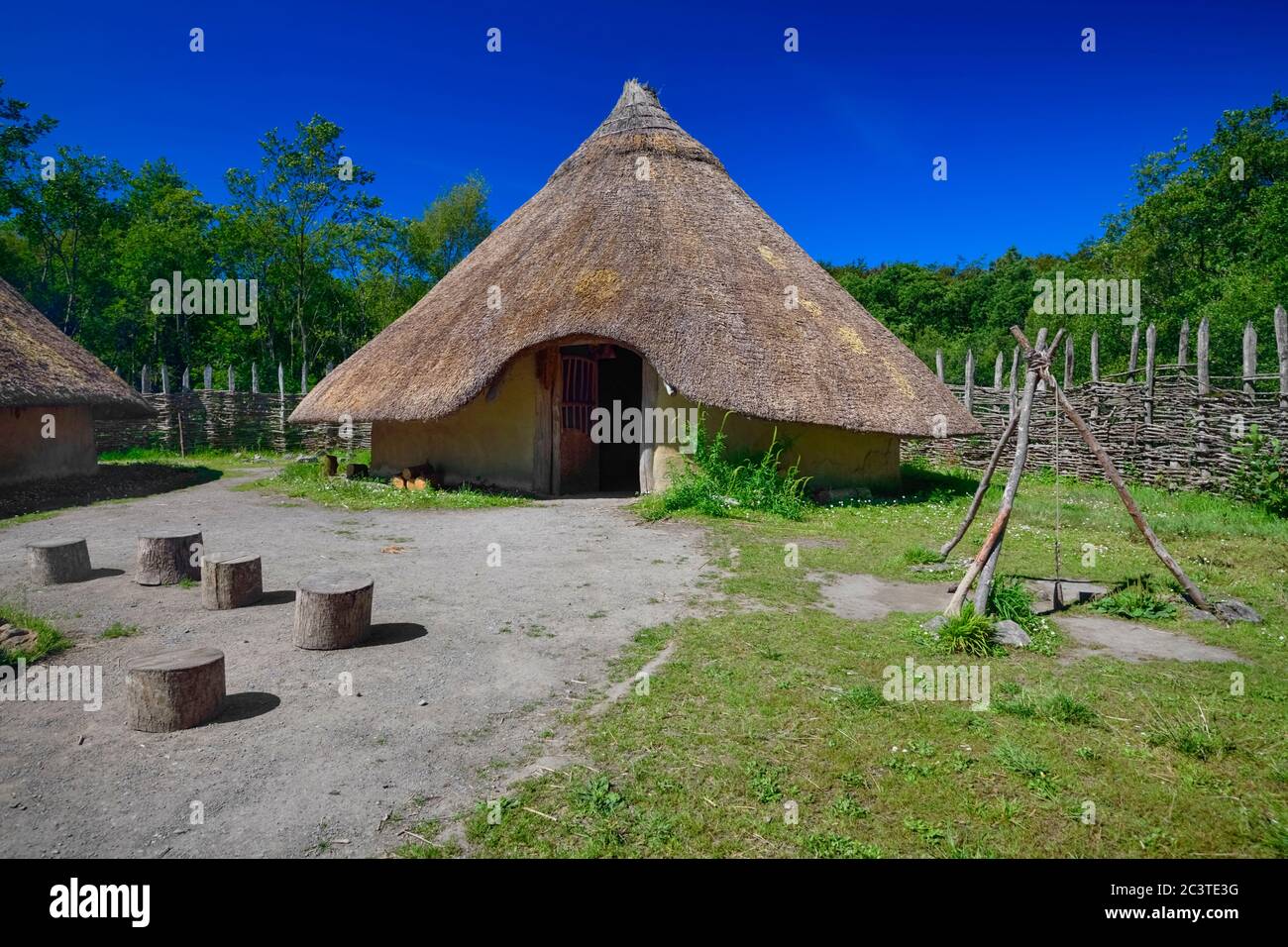 Ireland, County Clare, Quin, Craggaunowen, The Living Past Experience ...