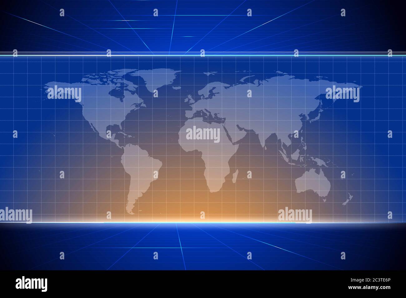 Global perspective map hi-res stock photography and images - Alamy