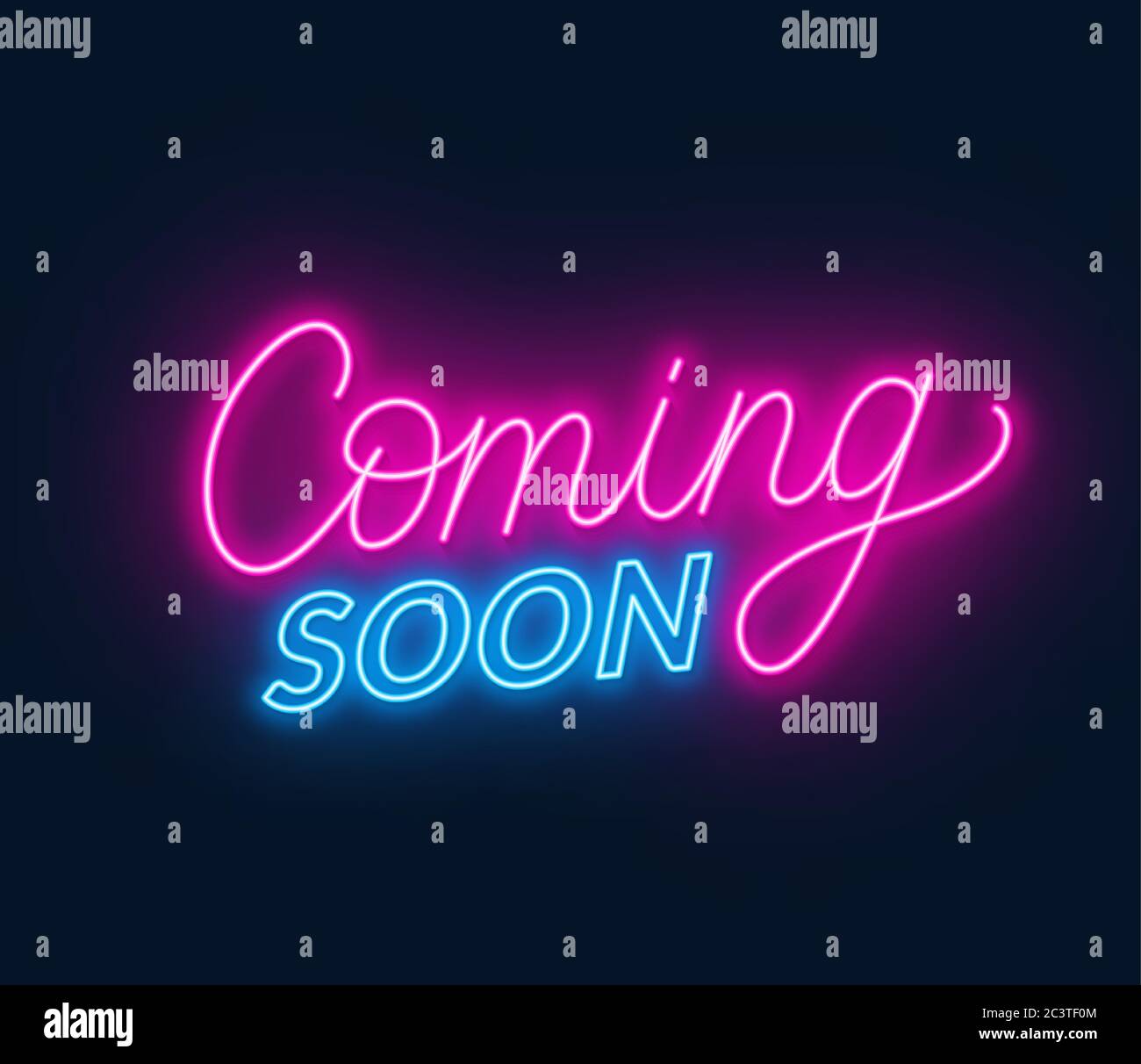 Coming soon pink Stock Vector Images - Alamy