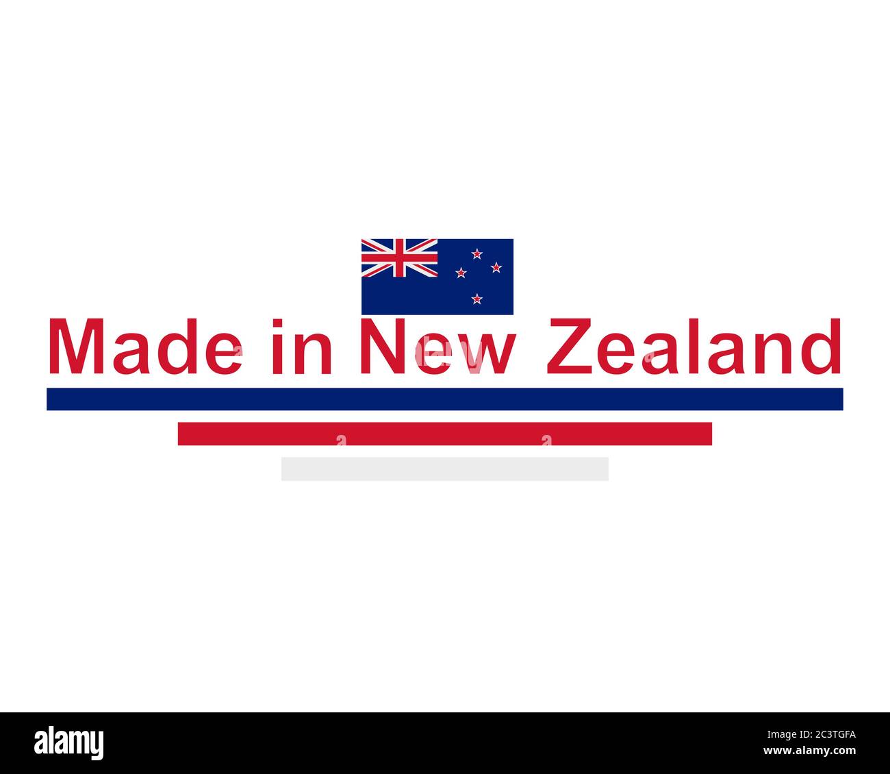 Quality seal made in New Zealand Stock Photo - Alamy