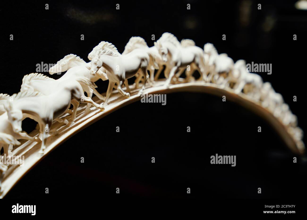 Erbach, Germany. 16th June, 2020. The ivory horse bridge, made by ...