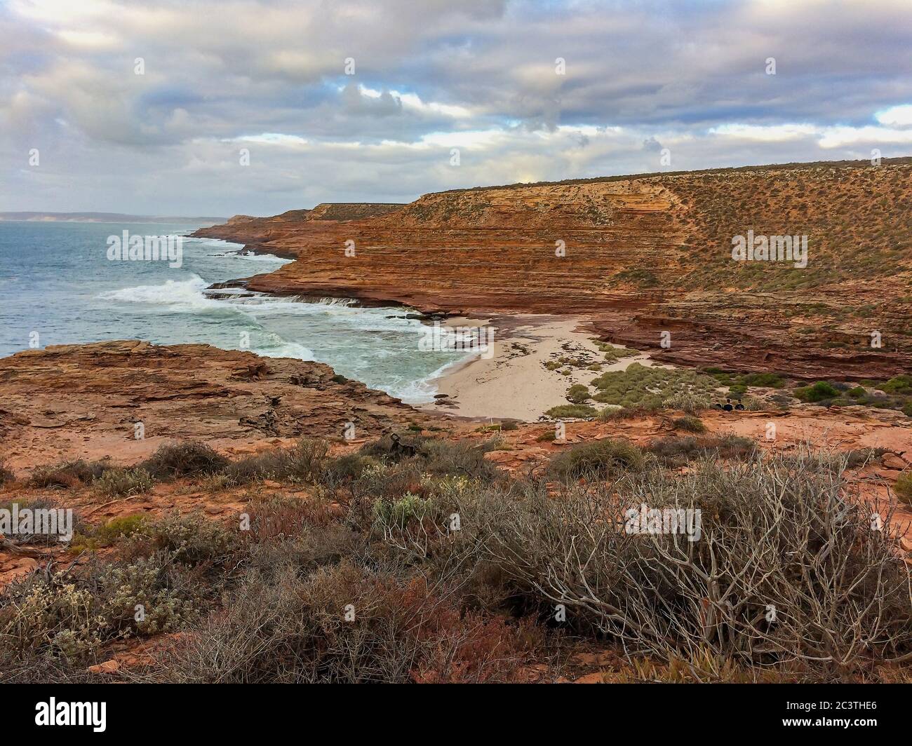 Coastline in Western Australia in springtime Stock Photo - Alamy