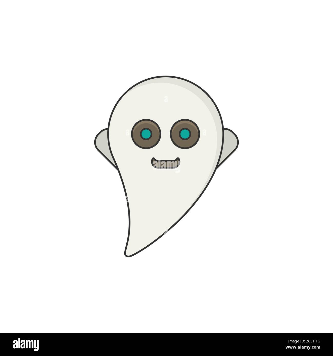 Ghost flat vector Stock Vector Image & Art - Alamy